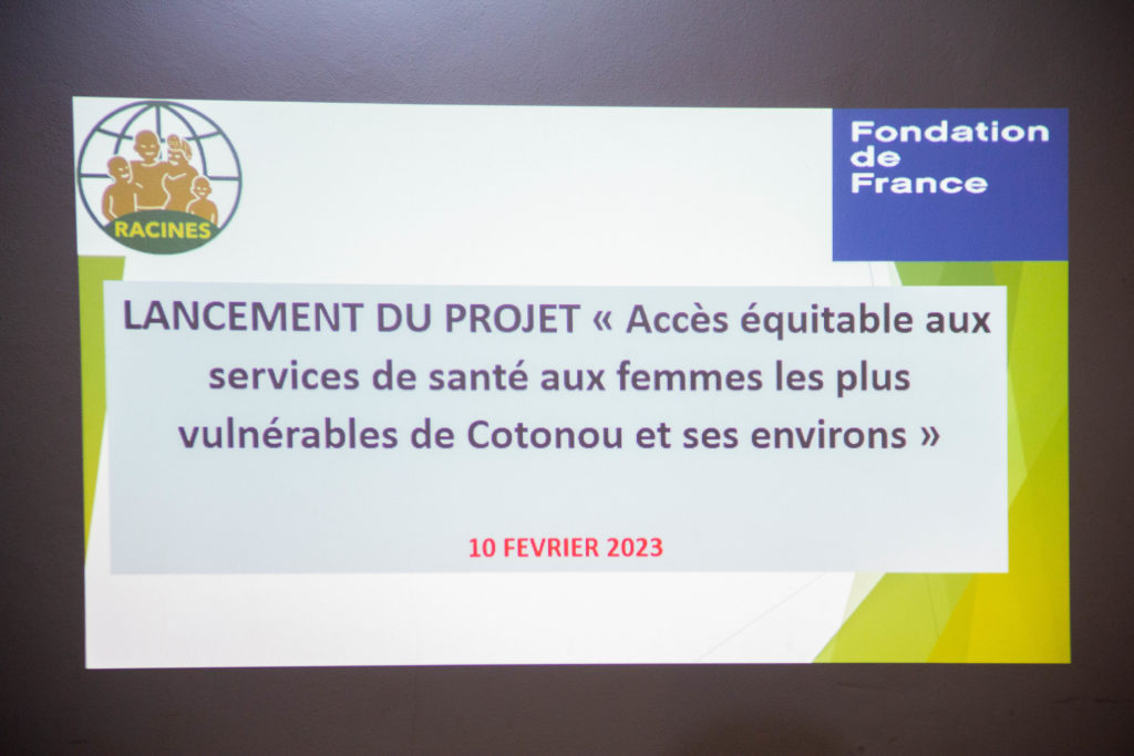 CEREMONIE DE LANCEMENT DU PROJET DE FONDATION DE FRANCE – ONG RACINES