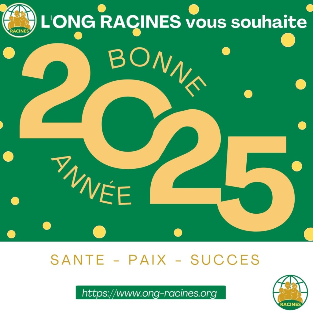 VOEUX DU NOUVEL AN 2025 – ONG RACINES